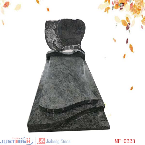 Pierre Tombale Design forme coeur en granit poli | Xiamen Justhigh ...