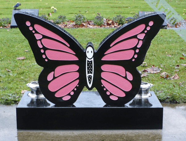 Beatterfly design for headstone | Xiamen Justhigh Import&Export Co.ltd