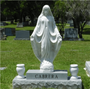 What is the average price of a headstone in Canada?