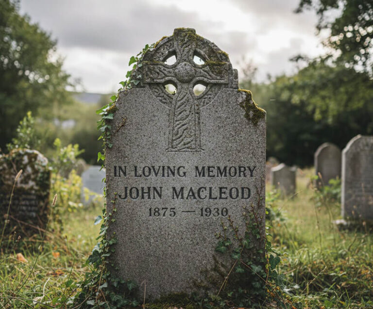 Meaning of a Cross with a Circle on a Headstone